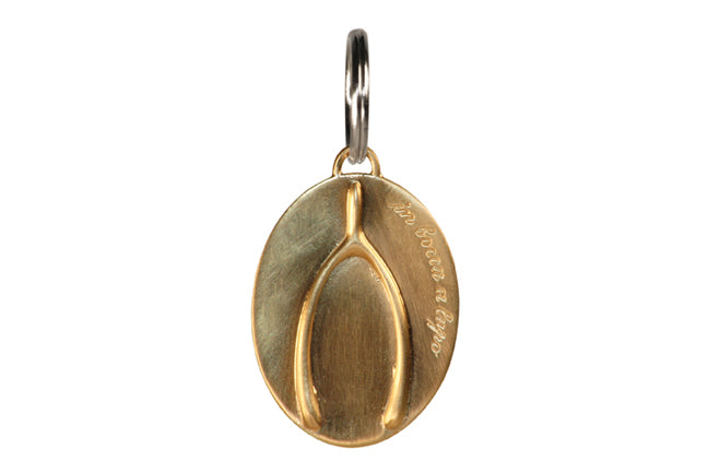 Wishbone Good Luck Keychain – Loren Celedonia Jewelry